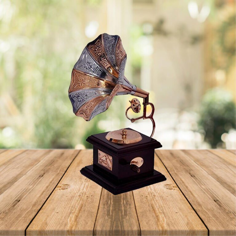 Buy Golden Miniature Gramophone | Best Miniature Gramophone