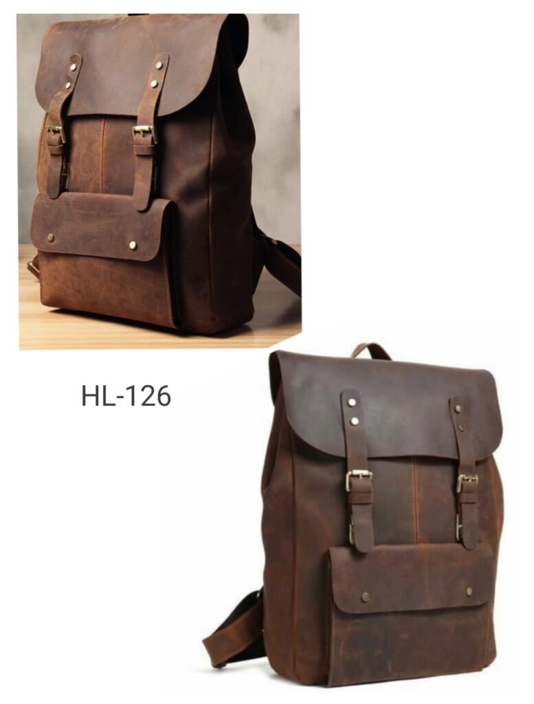 Buff Hunter Leather Backpack - MadeWithLuv