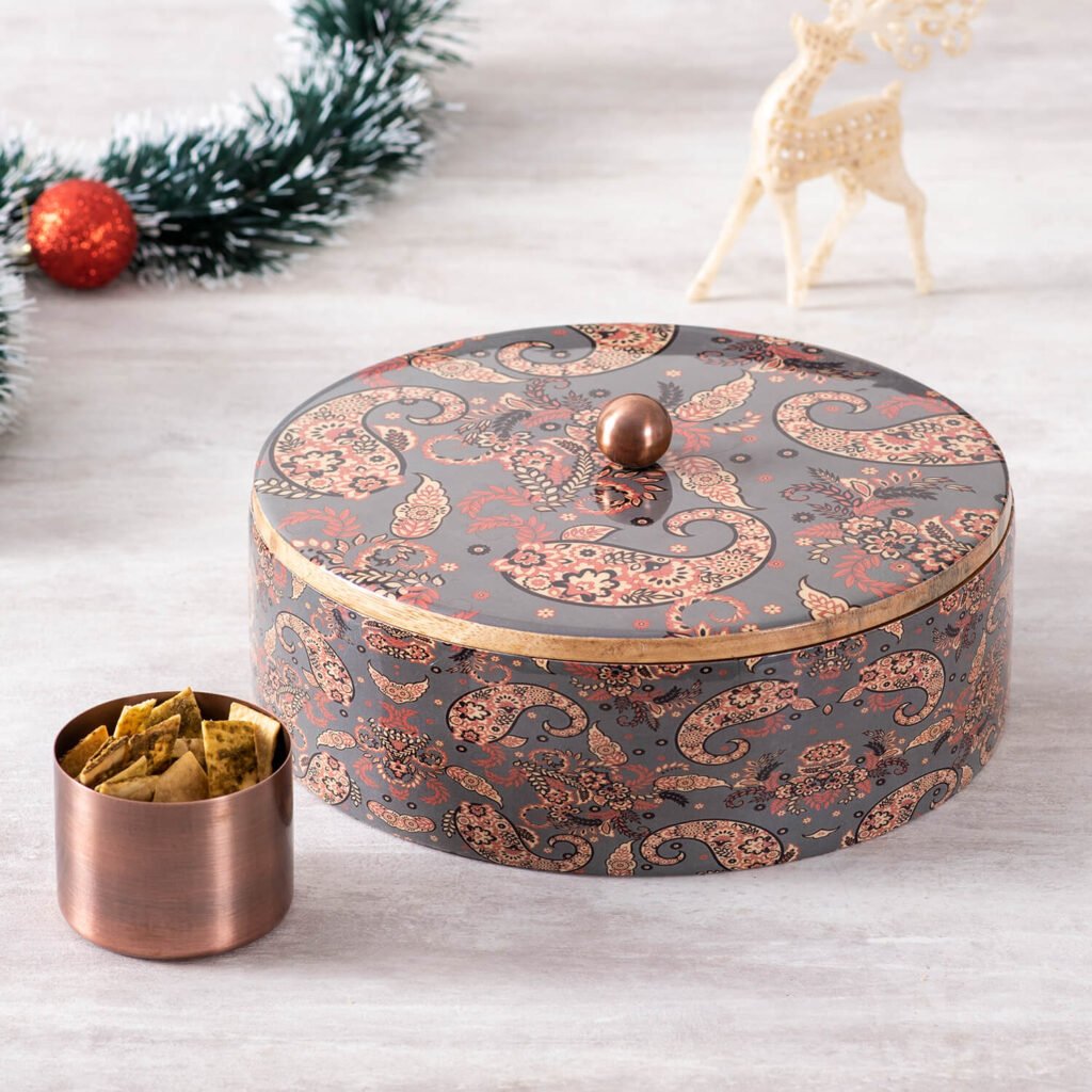 Masala Box with 7 Jars Grey | Best Buy Masala Box with 7 Jars Grey